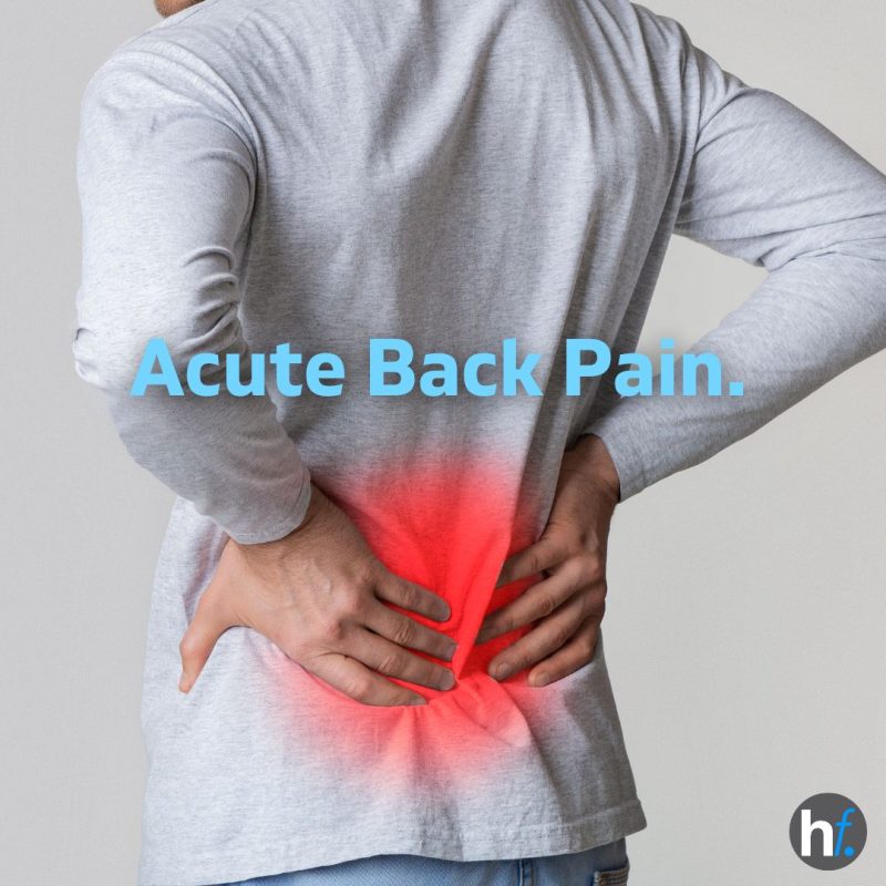 Physiotherapy First for Acute Low Back Pain at Healthfix